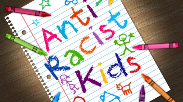 anti racist kids banner : Spotlight Youth Theatre